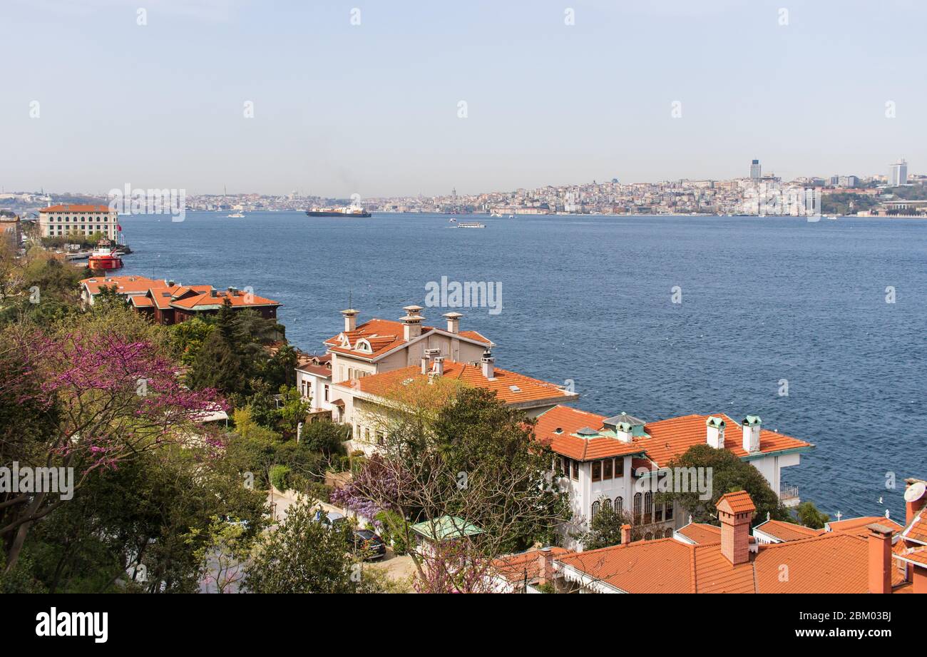 Istanbul, Turkey - a natural separation between Europe and Asia, the ...
