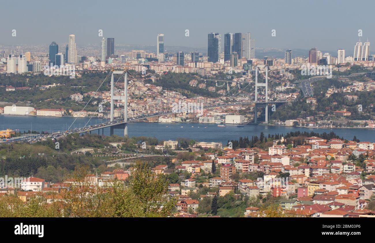 Istanbul, Turkey - a natural separation between Europe and Asia, the ...