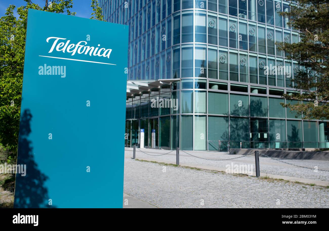 06 May 2020, Bavaria, Munich: The logo of the telecommunications ...