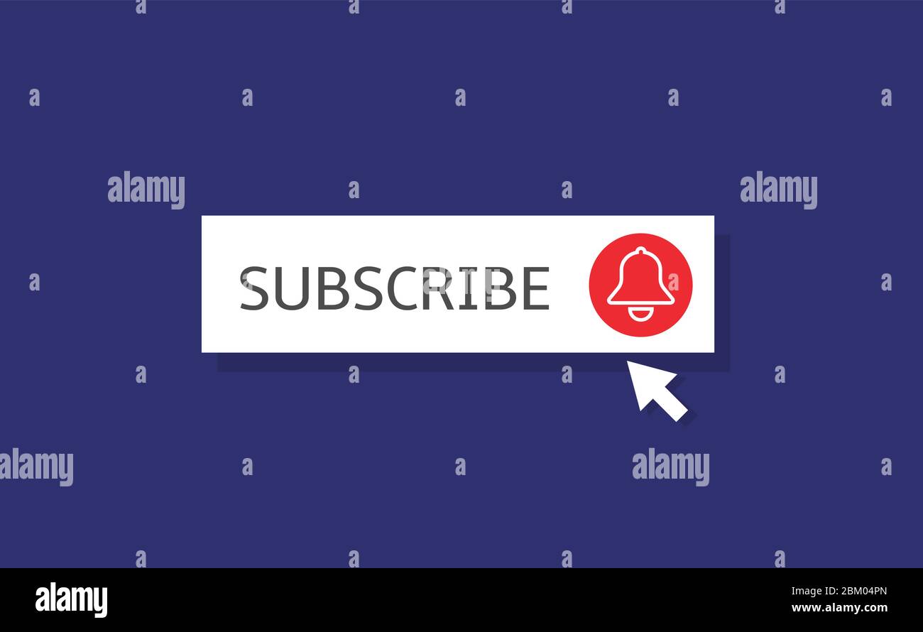 Subscribe vector banner Stock Vector Image & Art - Alamy