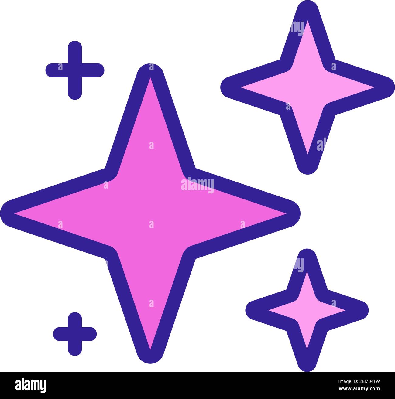 star flare effect icon vector outline illustration Stock Vector Image ...