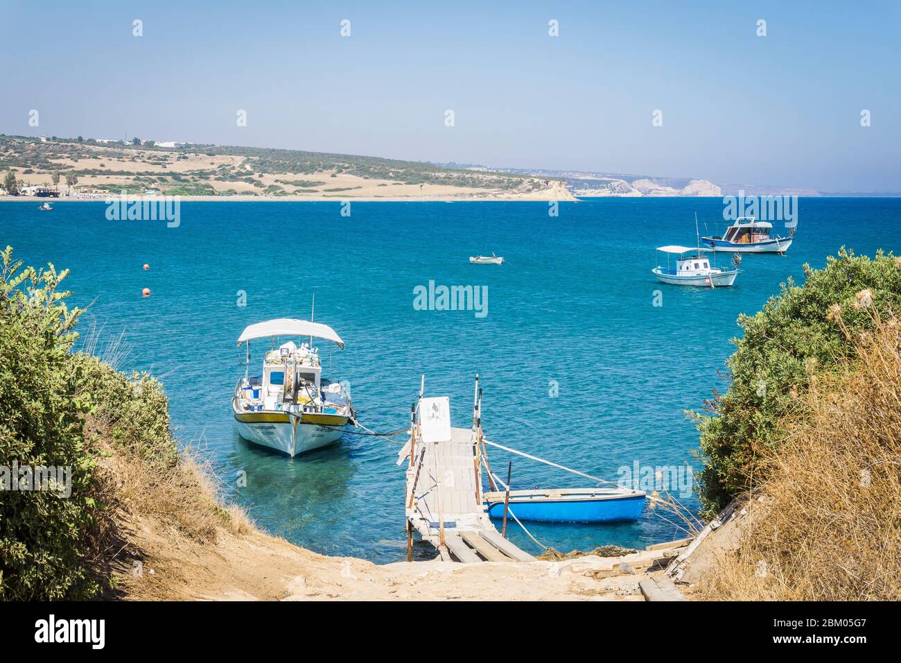Classic greek fishing boats hi-res stock photography and images - Alamy