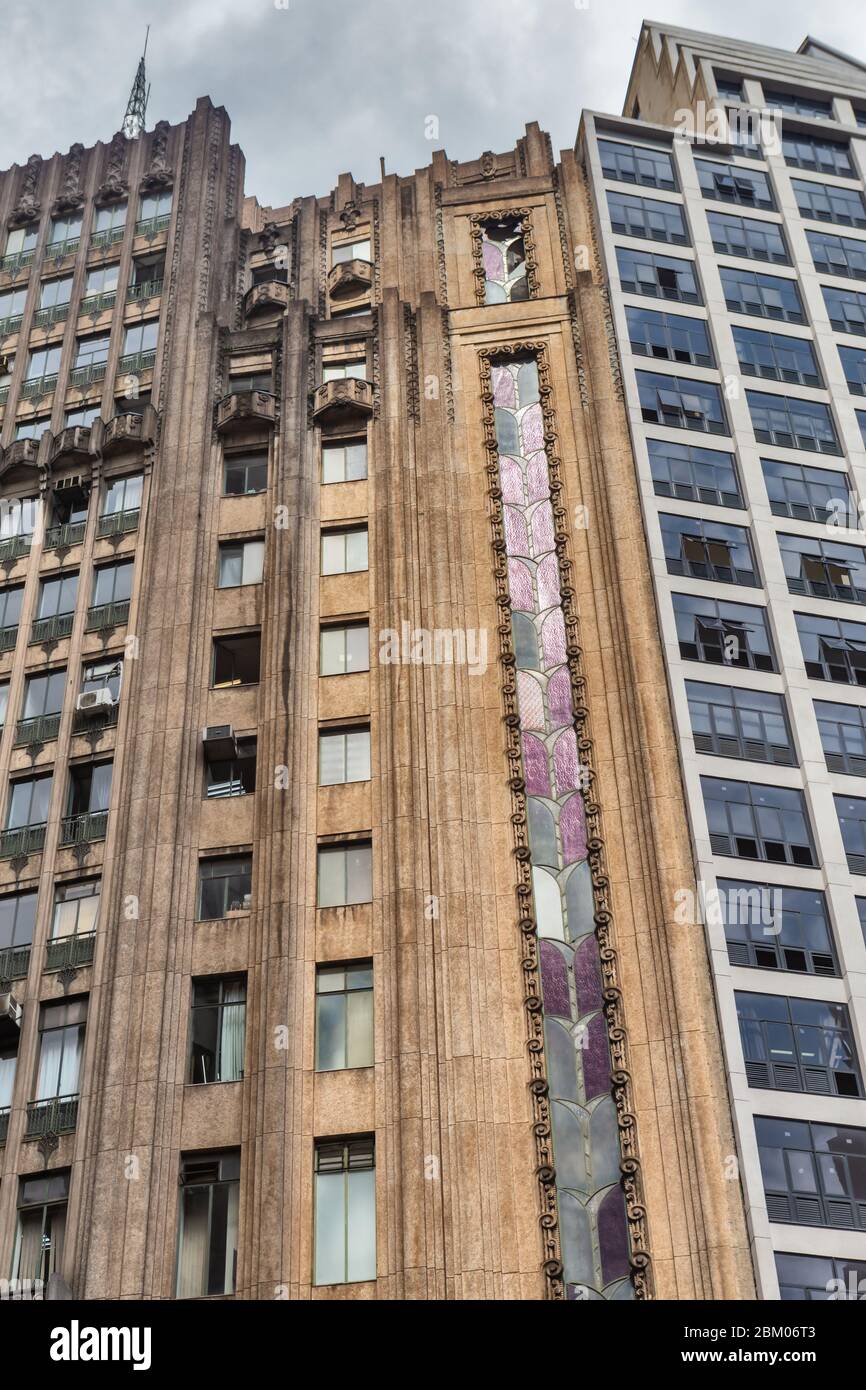 Banco de Sao Paulo building, 1938, Sao Paulo, Brazil Stock Photo - Alamy