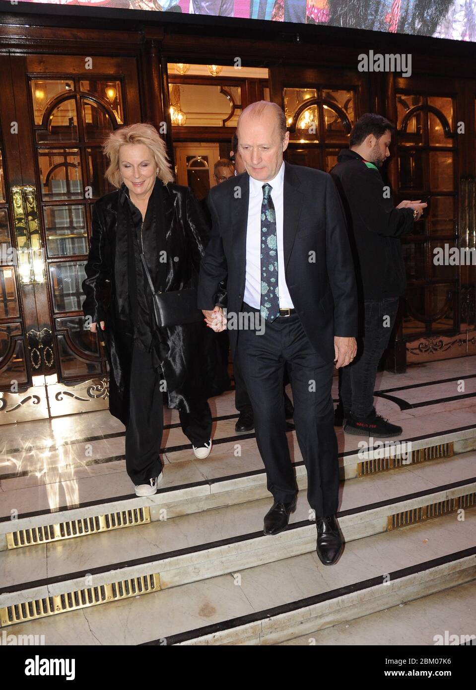 Jennifer Saunders And Ade Edmondson High Resolution Stock Photography ...