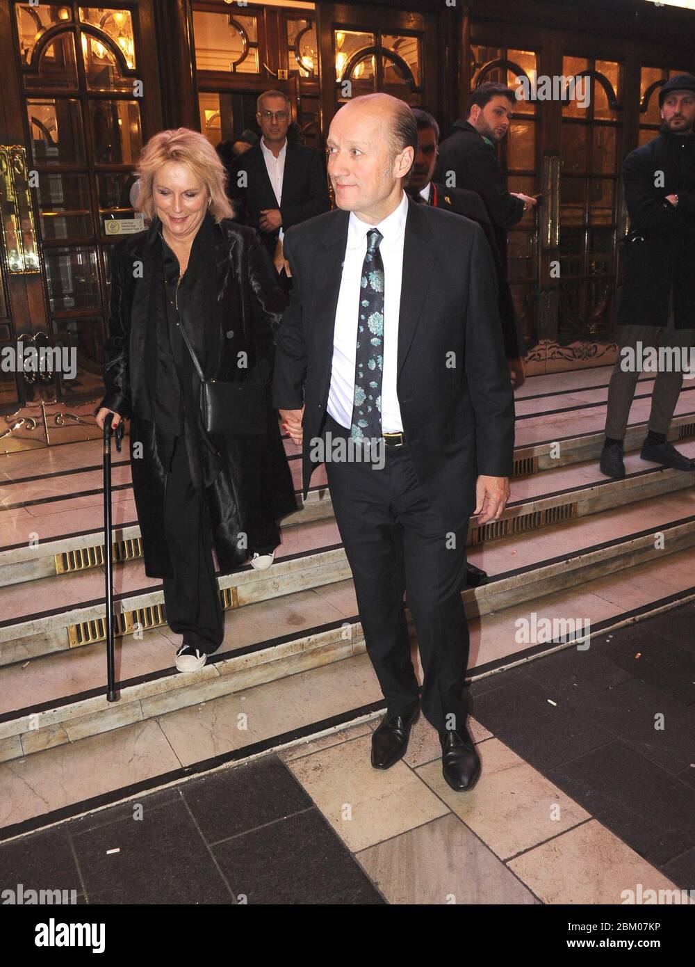 Jennifer Saunders And Ade Edmondson High Resolution Stock Photography ...