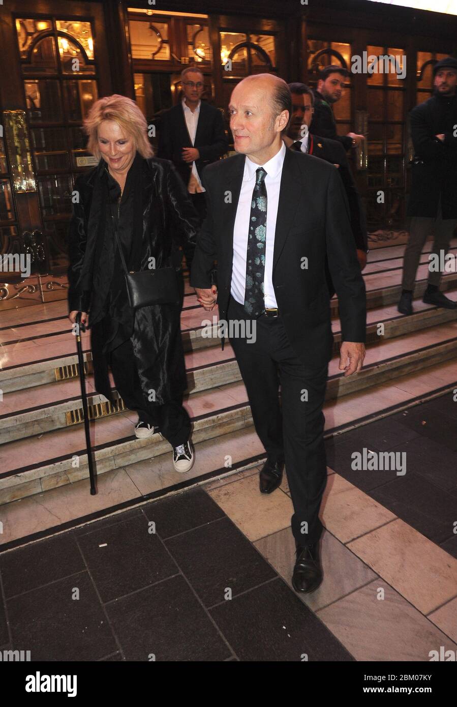 Jennifer Saunders And Ade Edmondson High Resolution Stock Photography ...