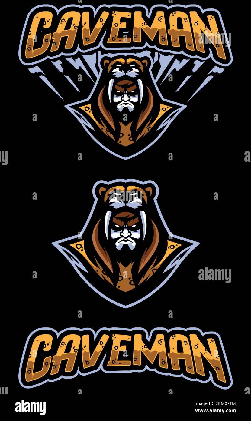 Stone age man cartoon character Stock Vector Images - Alamy