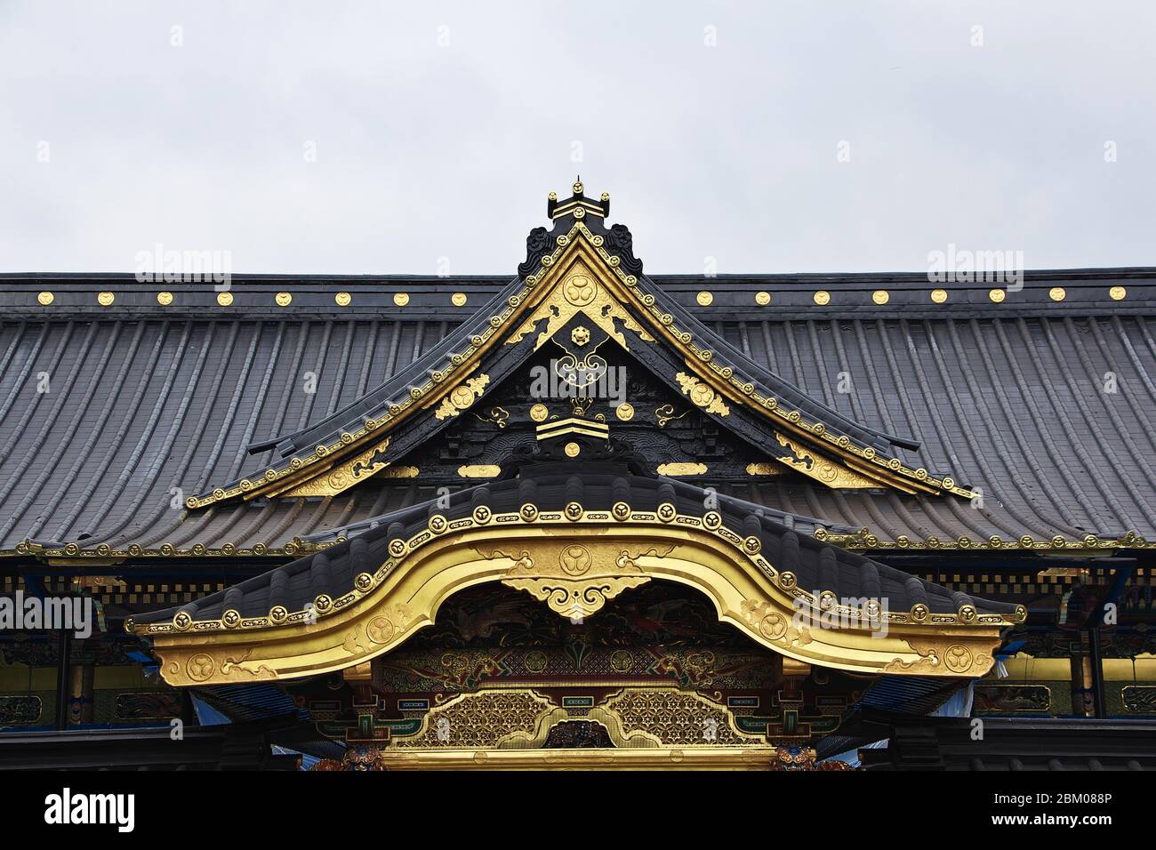 The ancient temple in the downtown, Tokyo, Japan Stock Photo - Alamy