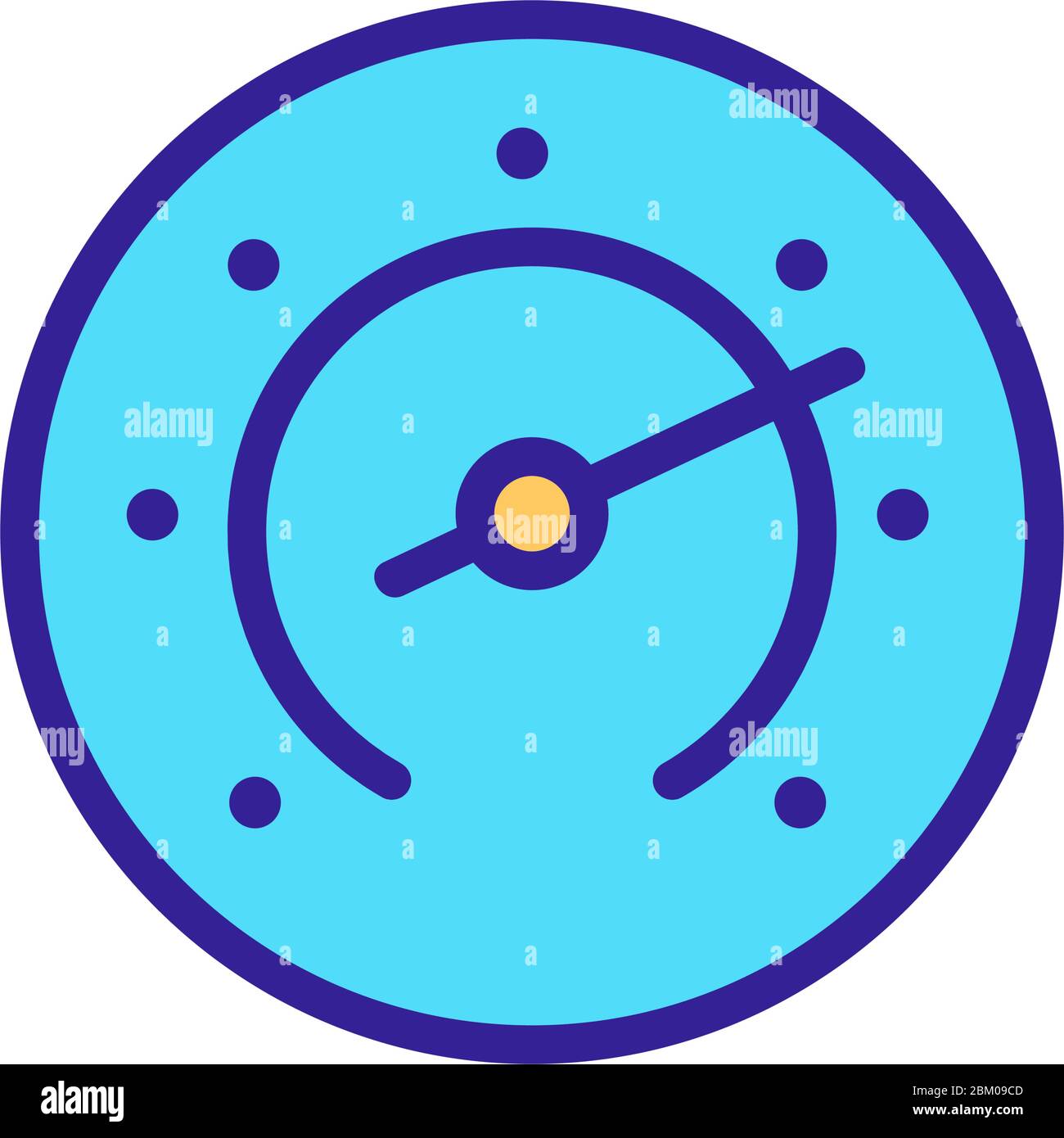timing stopwatch icon vector outline illustration Stock Vector Image ...