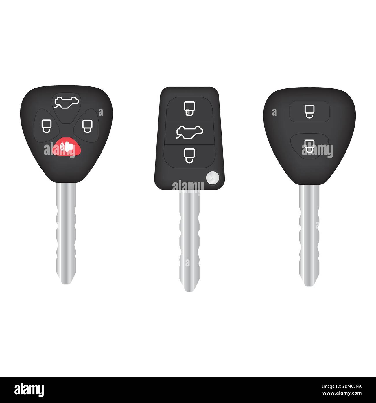 Car keys isolated on white background Stock Vector Image & Art - Alamy