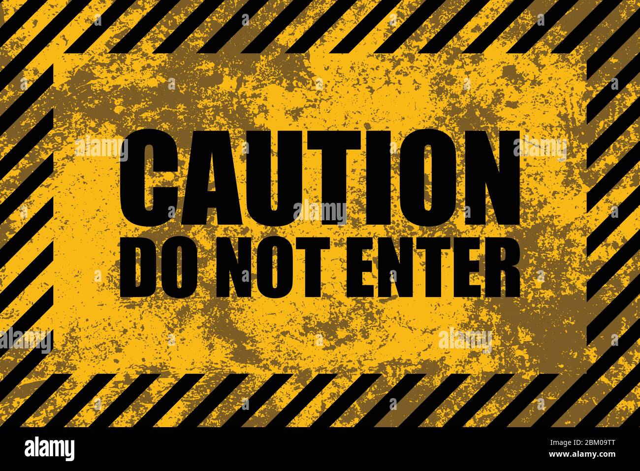 Caution do not enter sign vector illustration Stock Vector Image & Art ...