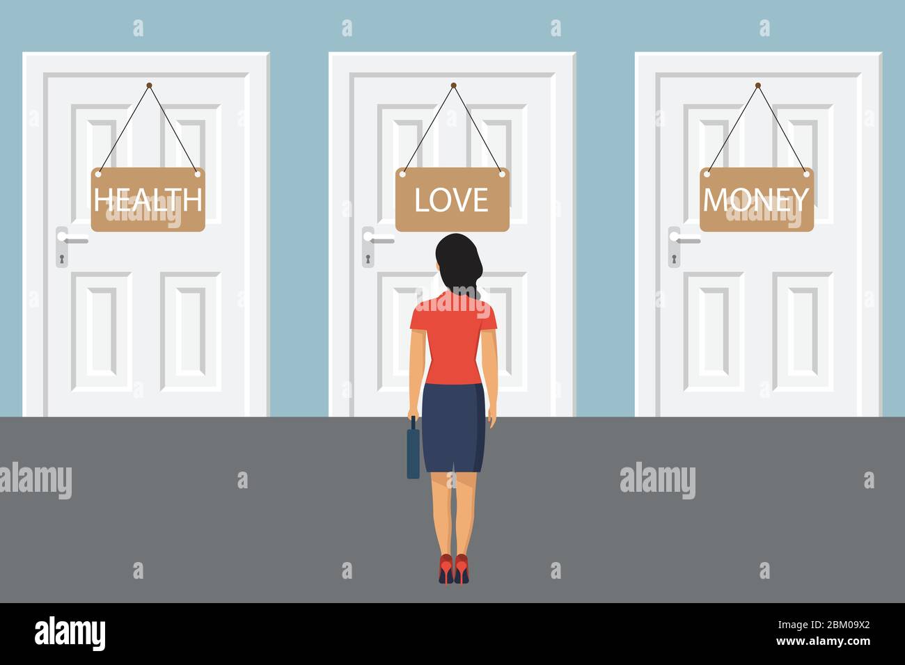 Open plan front entrance Stock Vector Images - Alamy