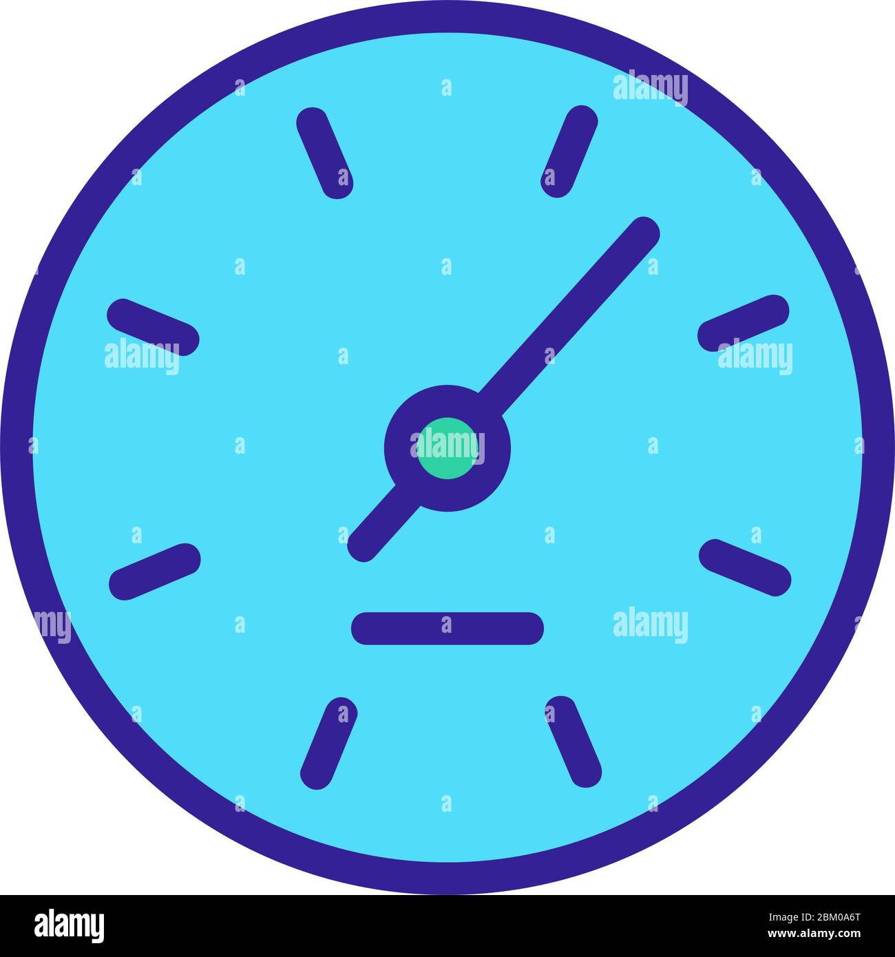 hours indicator icon vector outline illustration Stock Vector Image ...