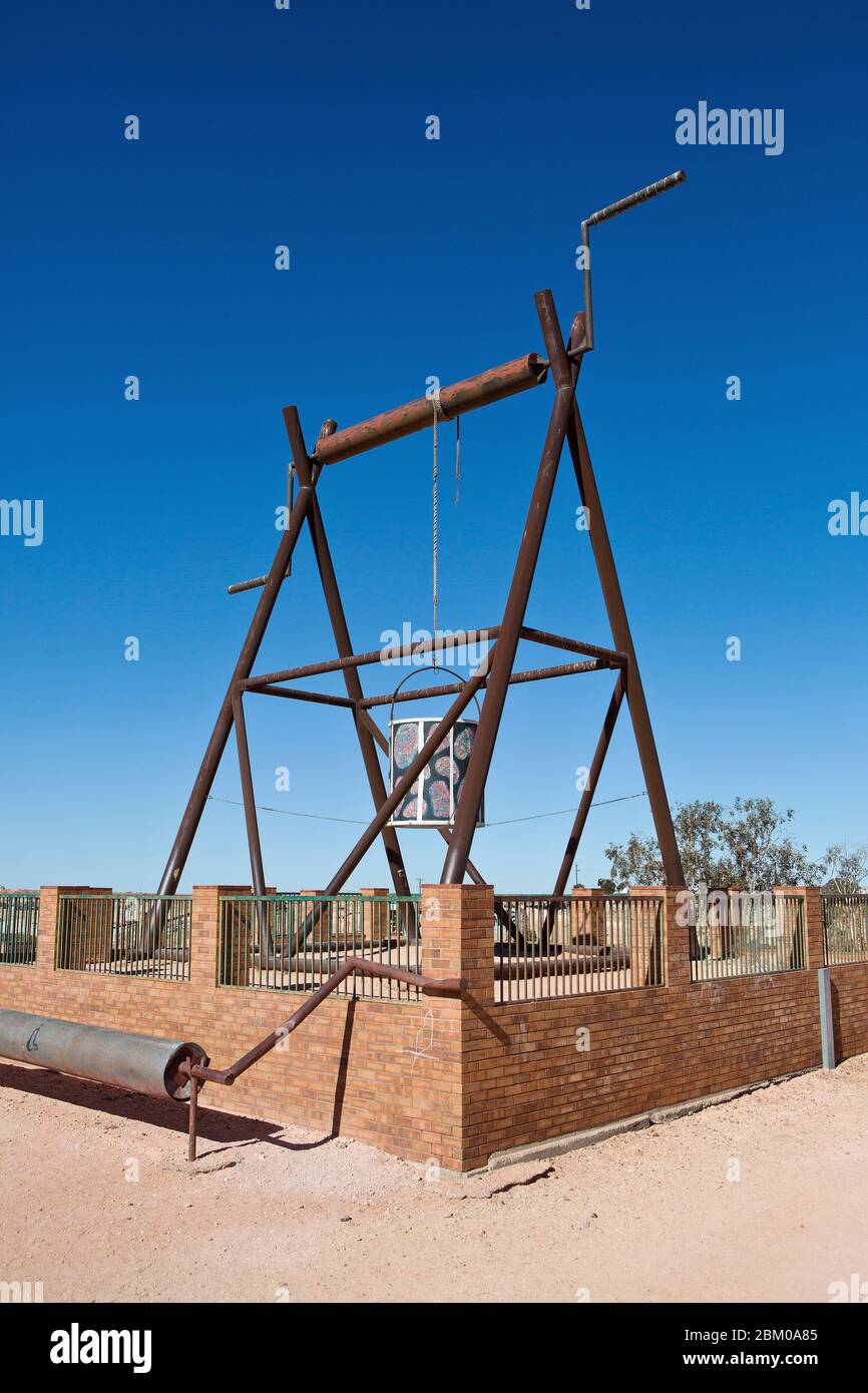 The Big Winch, Coober Pedy, South Australia, Australia Stock Photo - Alamy