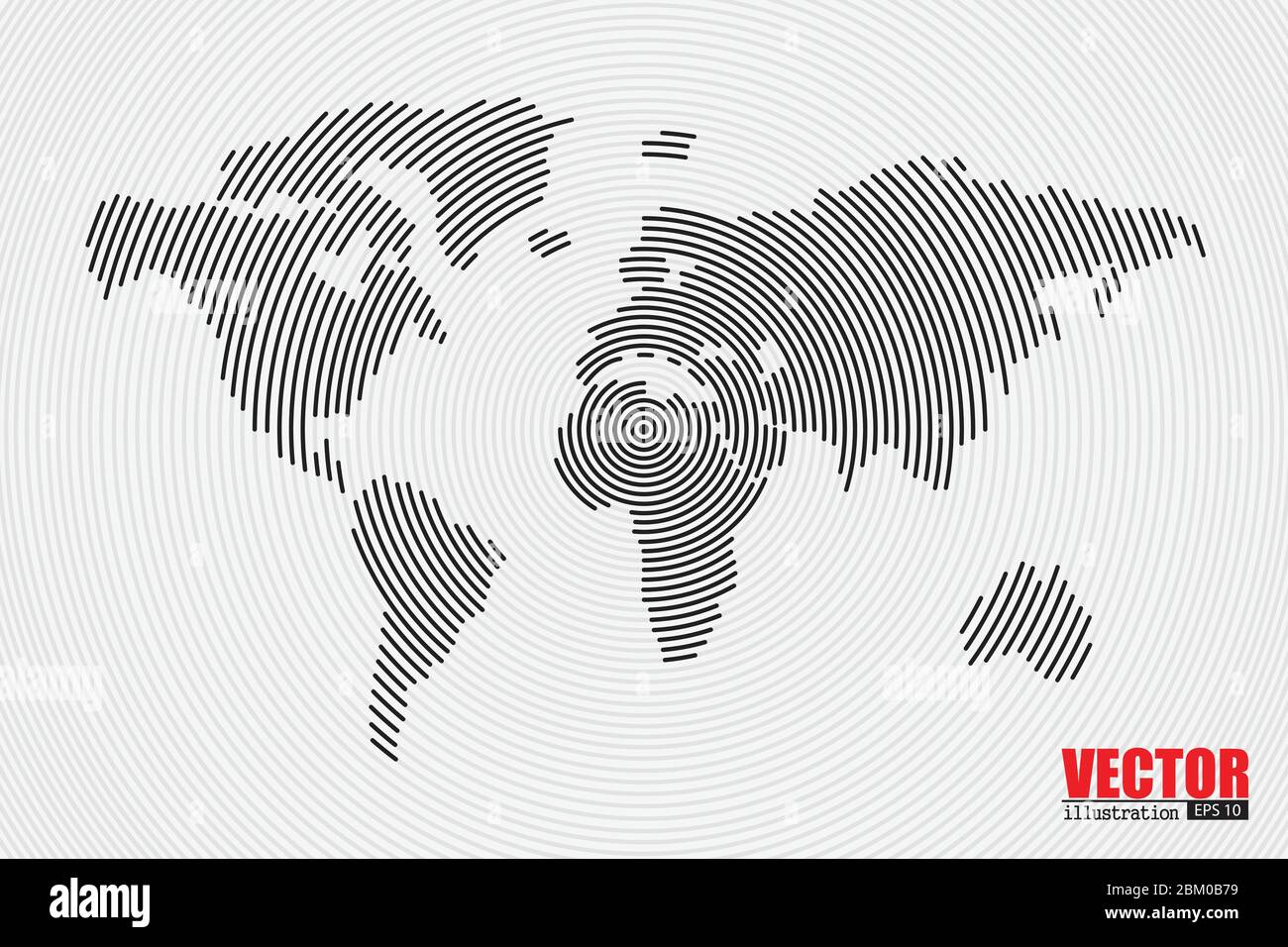 Abstract world map vector illustration Stock Vector Image & Art - Alamy