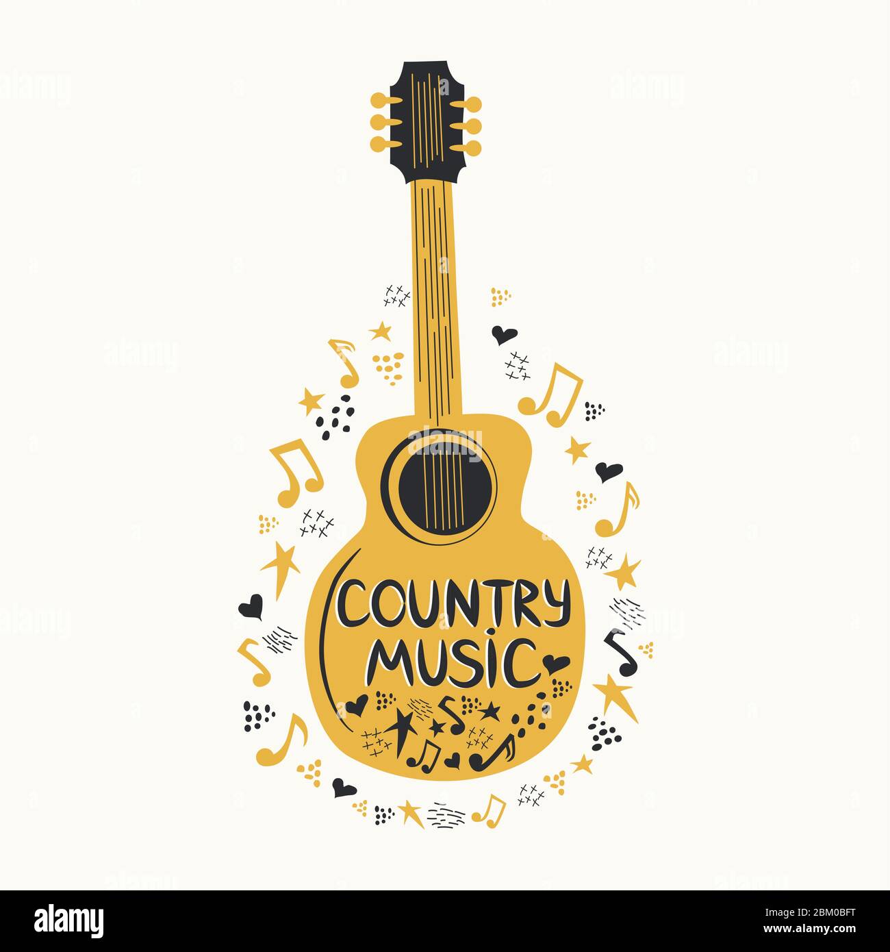 Guitar cowboy Stock Vector Images - Alamy