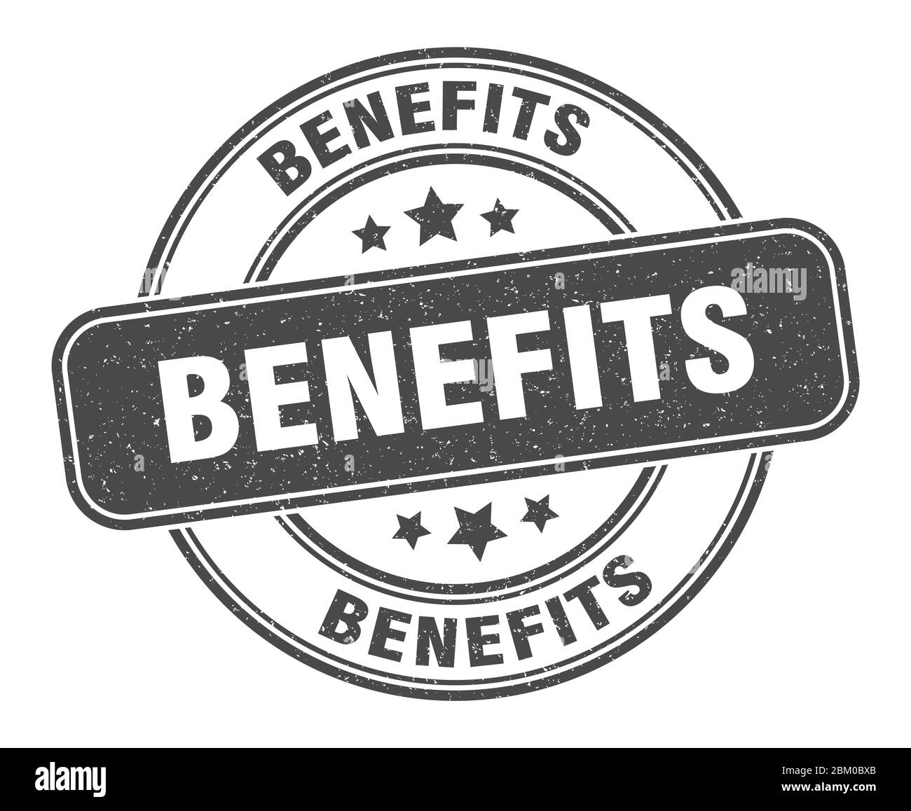 Benefits stamp Black and White Stock Photos & Images - Alamy