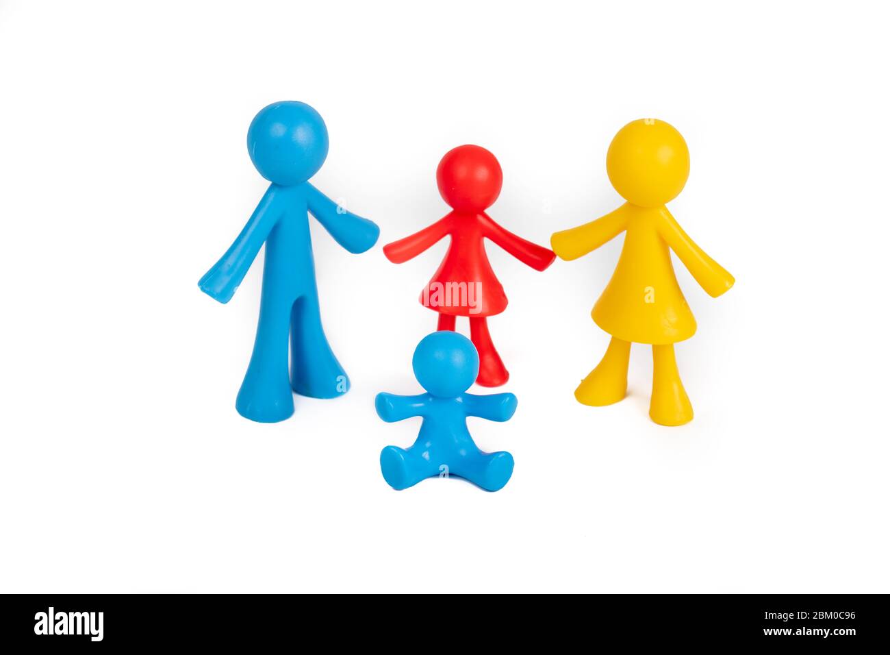 Figures as a symbol for family Stock Photo - Alamy