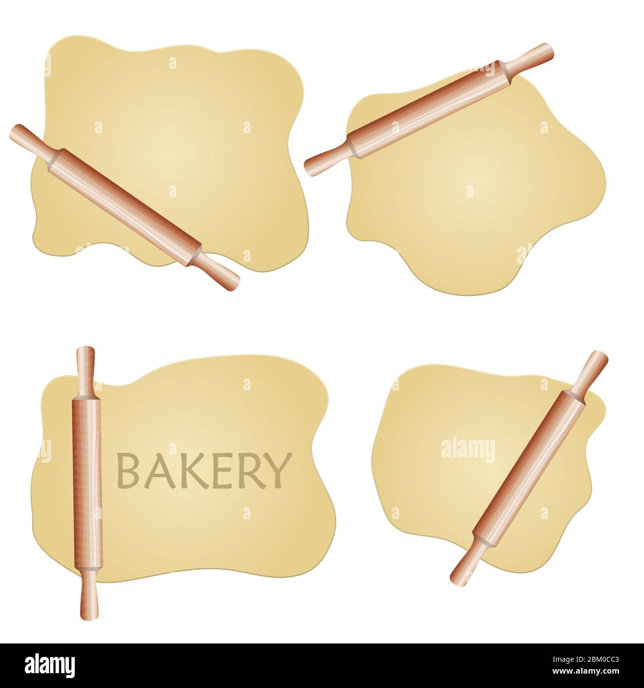 Bread making vector vectors Stock Vector Images - Alamy