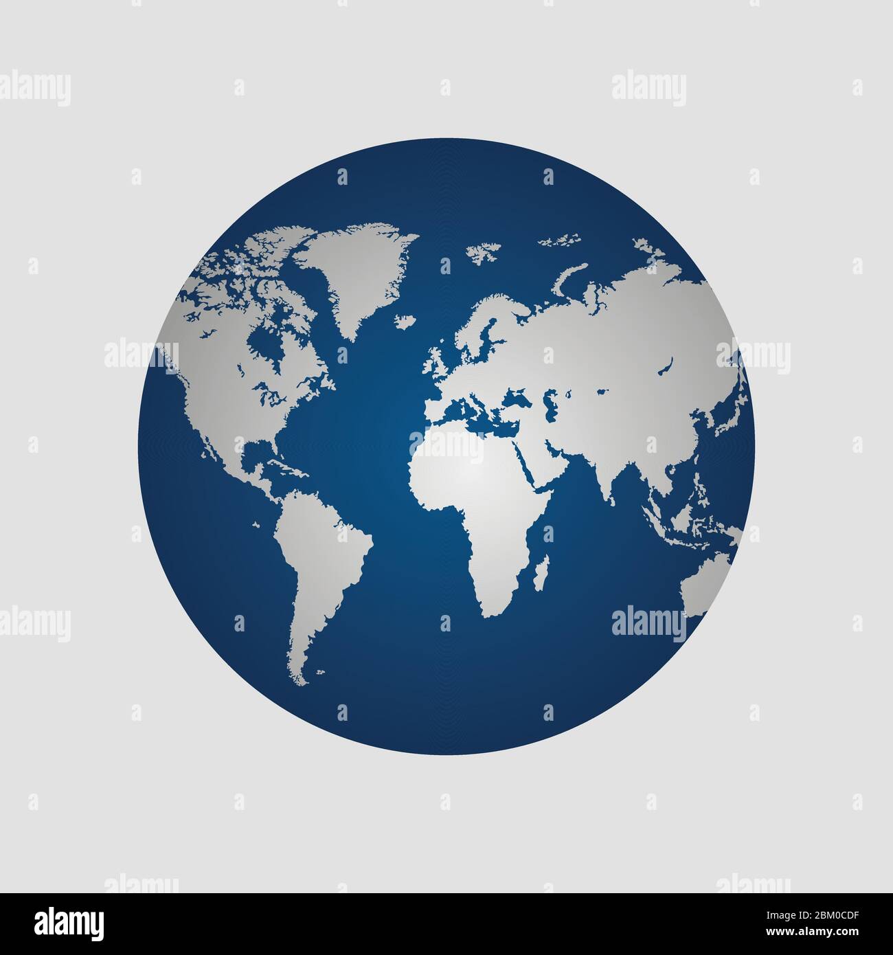 Earth globe vector illustration isolated Stock Vector Image & Art - Alamy