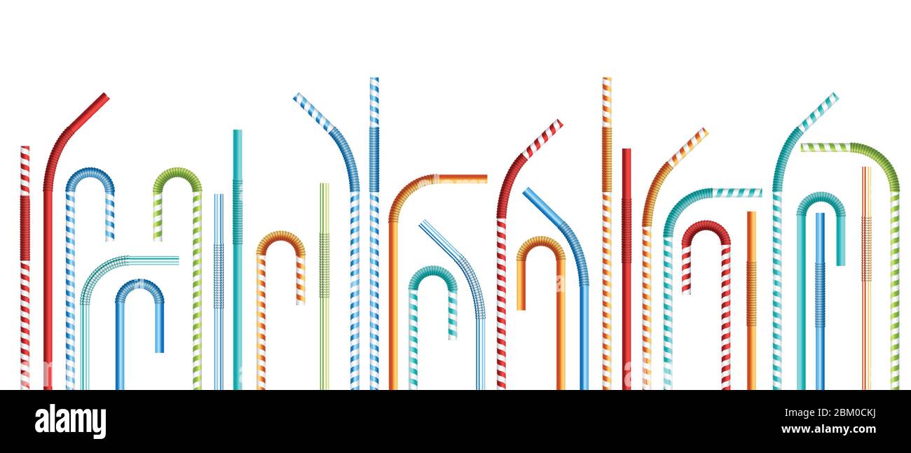 Drinking straws background vector illustration Stock Vector Image & Art ...