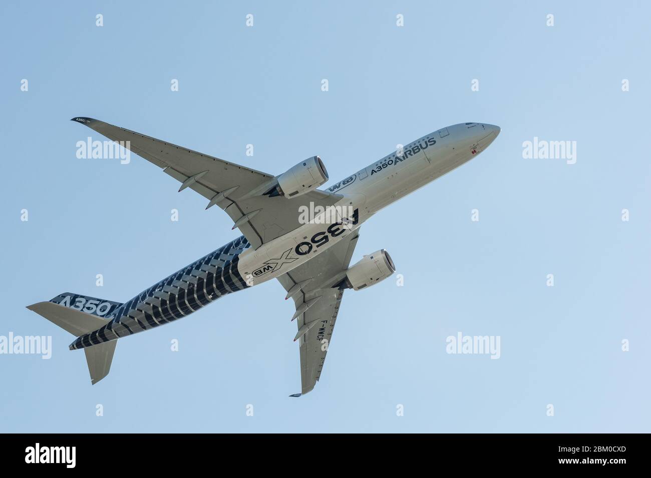 August 30, 2019. Zhukovsky, Russia. long-range wide-body twin-engine ...