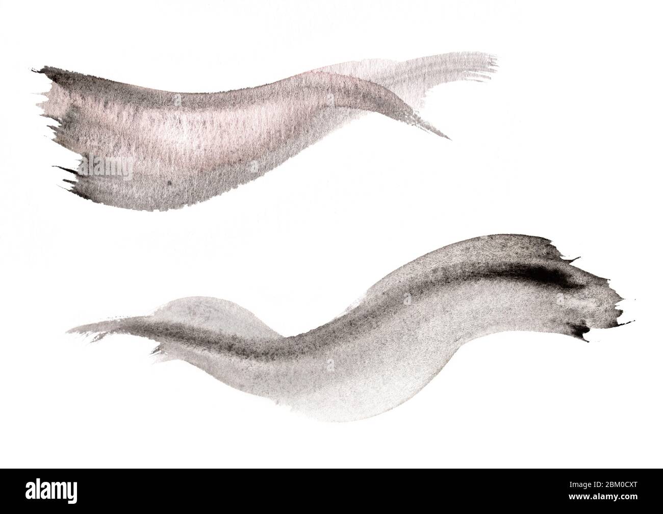 Grey watercolor abstract Cut Out Stock Images & Pictures - Alamy