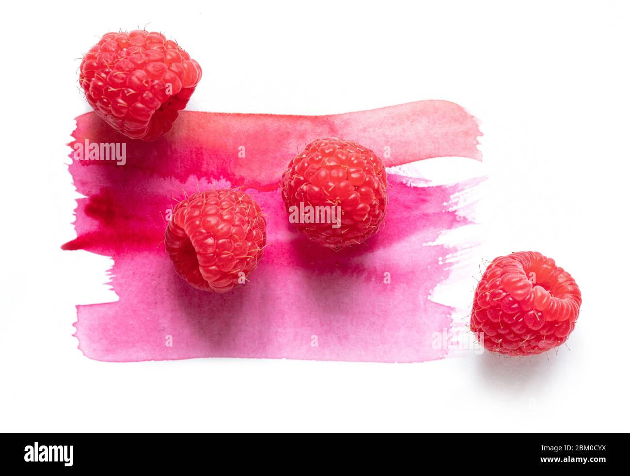 Raspberries drawing hi-res stock photography and images - Alamy