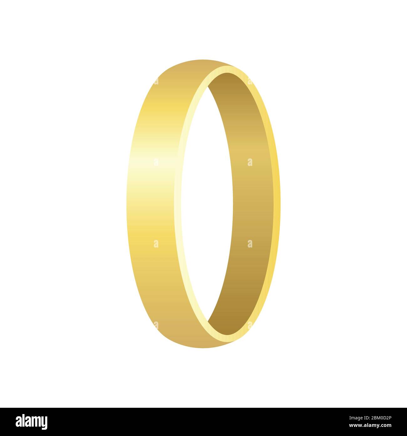 Wedding ring vector illustration isolated on white background Stock ...