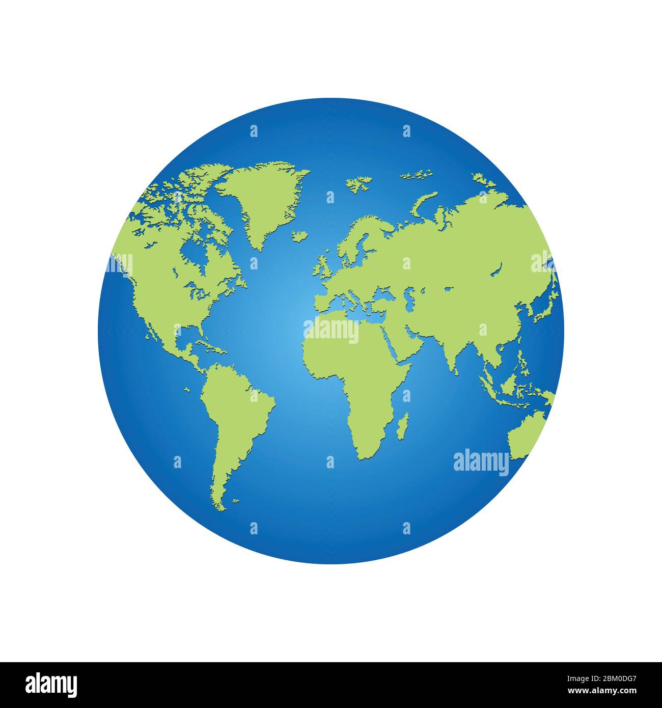 Earth globe vector illustration isolated Stock Vector Image & Art - Alamy