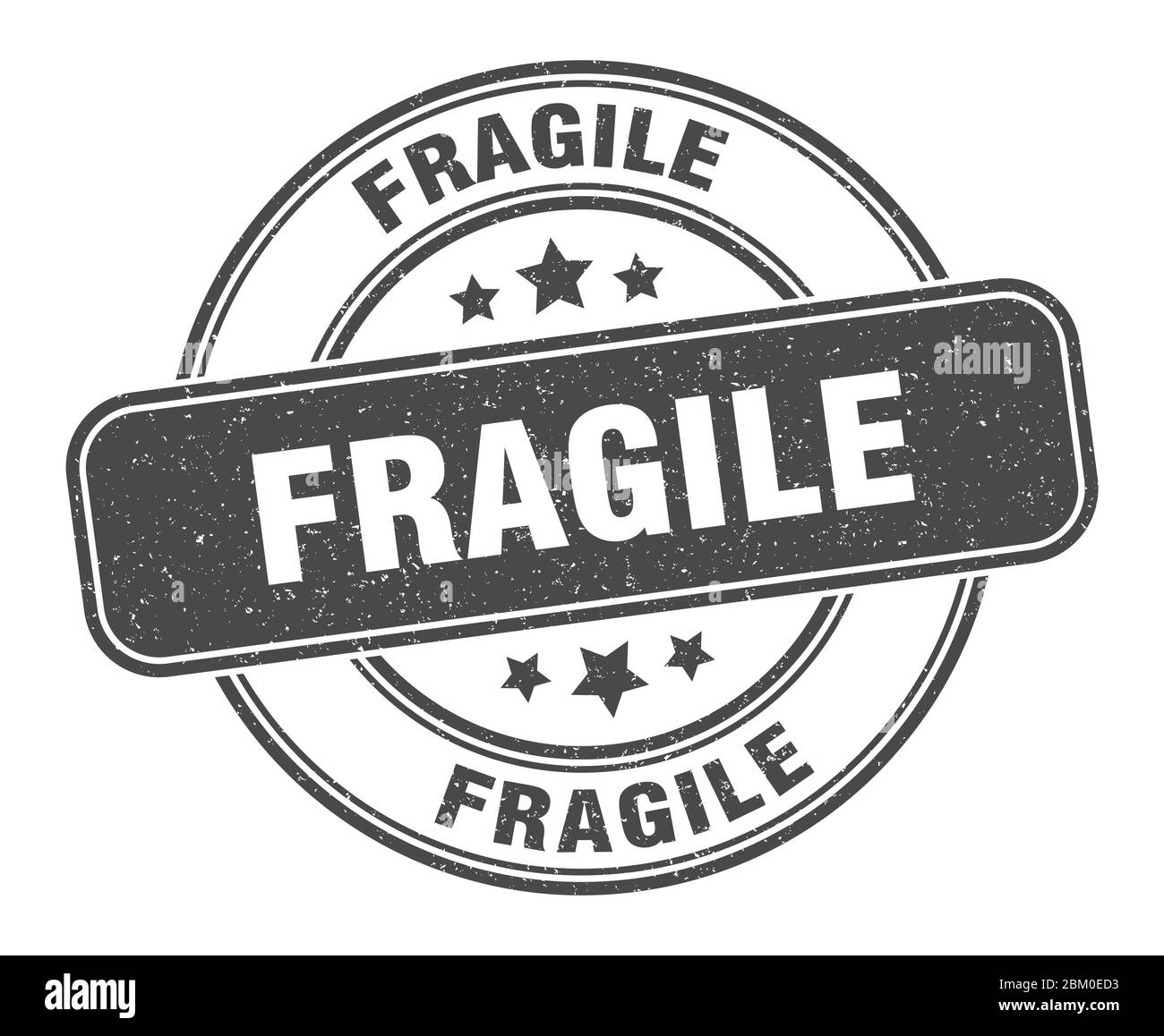 fragile stamp. fragile label. round grunge sign Stock Vector Image & Art - Alamy