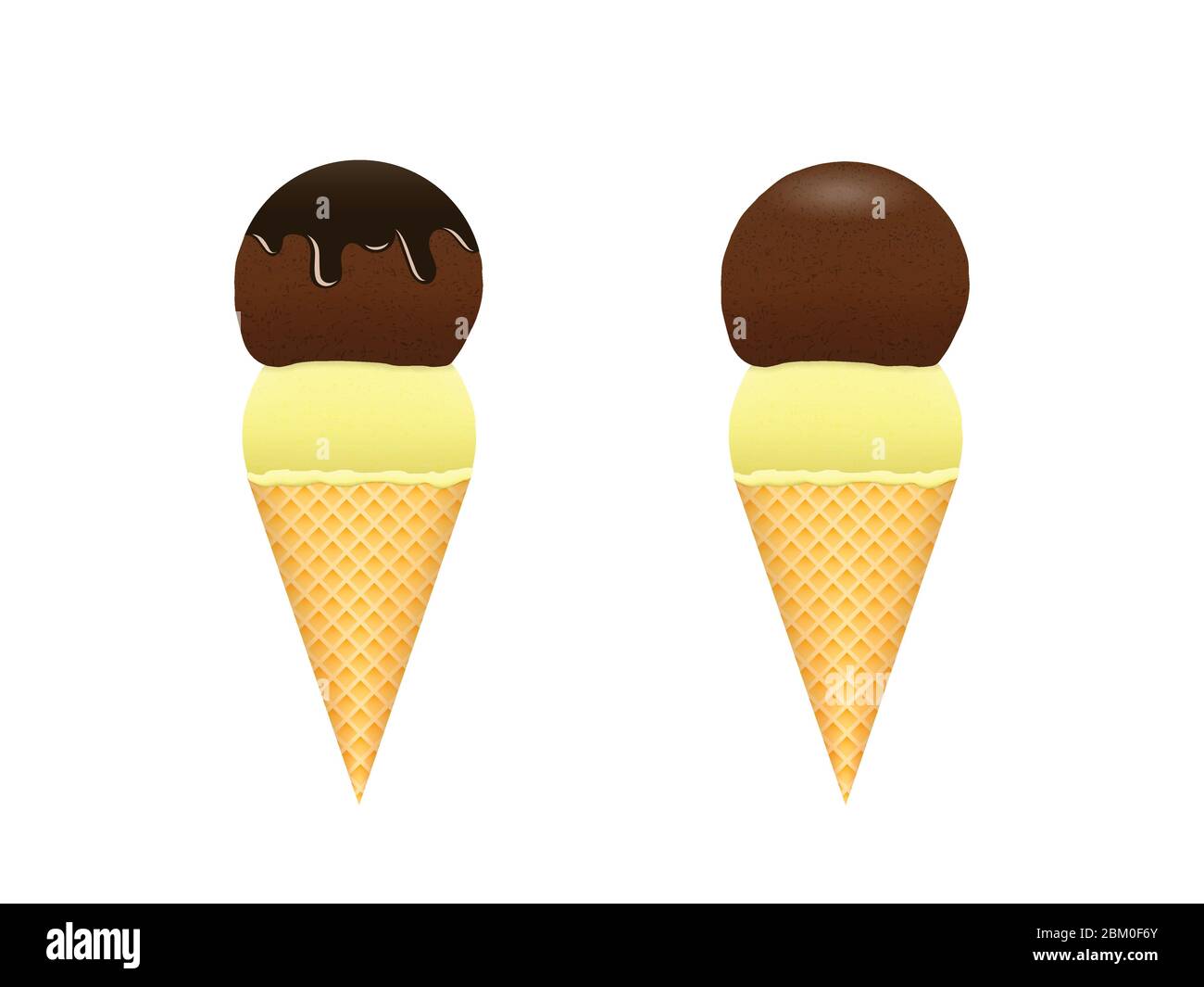 Cartoon ice creams hi-res stock photography and images - Alamy