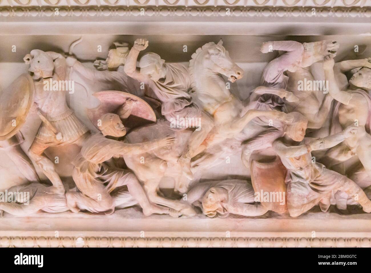 Alexander Sarcophagus Marble Istanbul High Resolution Stock Photography ...