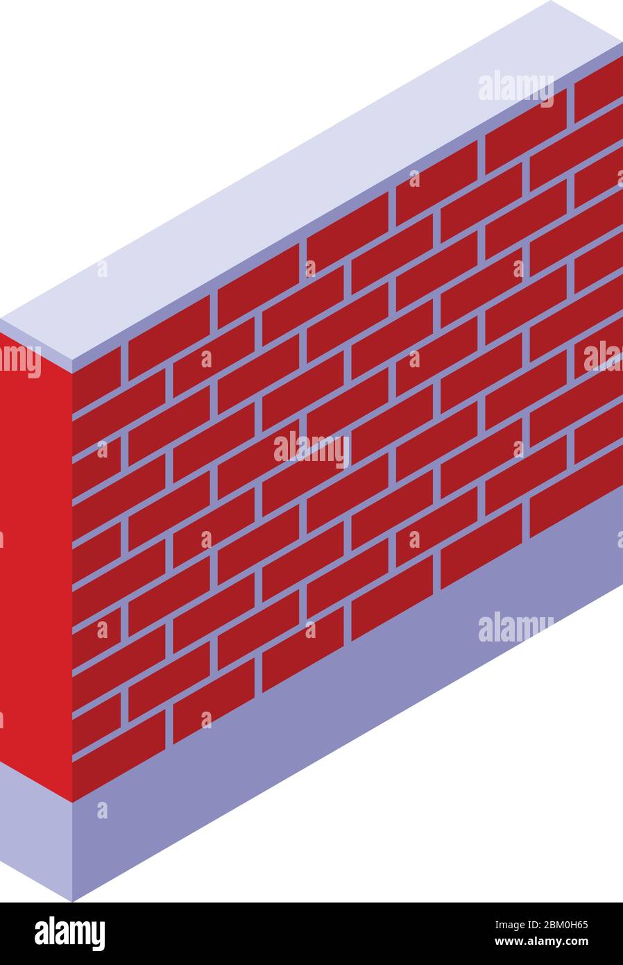 Brick house white fence Stock Vector Images - Alamy