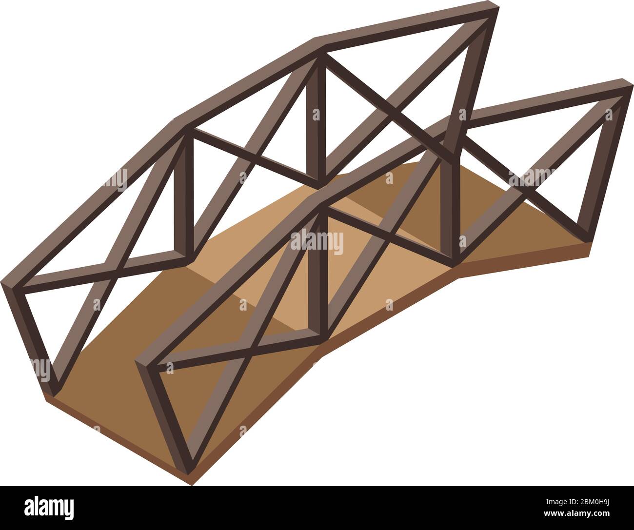 Rope bridge sign Stock Vector Images - Alamy