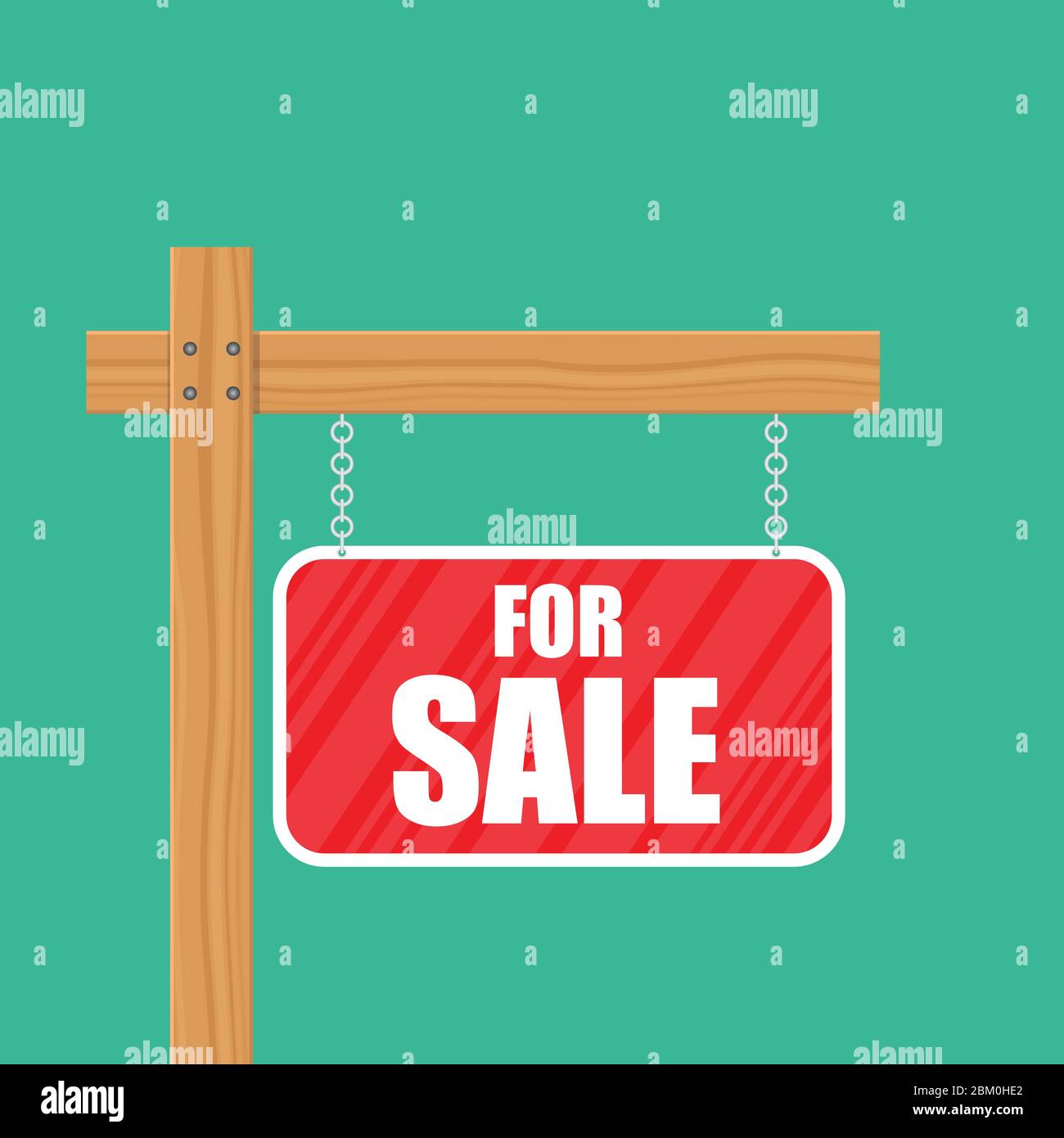 For sale sign vector illustration isolated Stock Vector Image & Art - Alamy