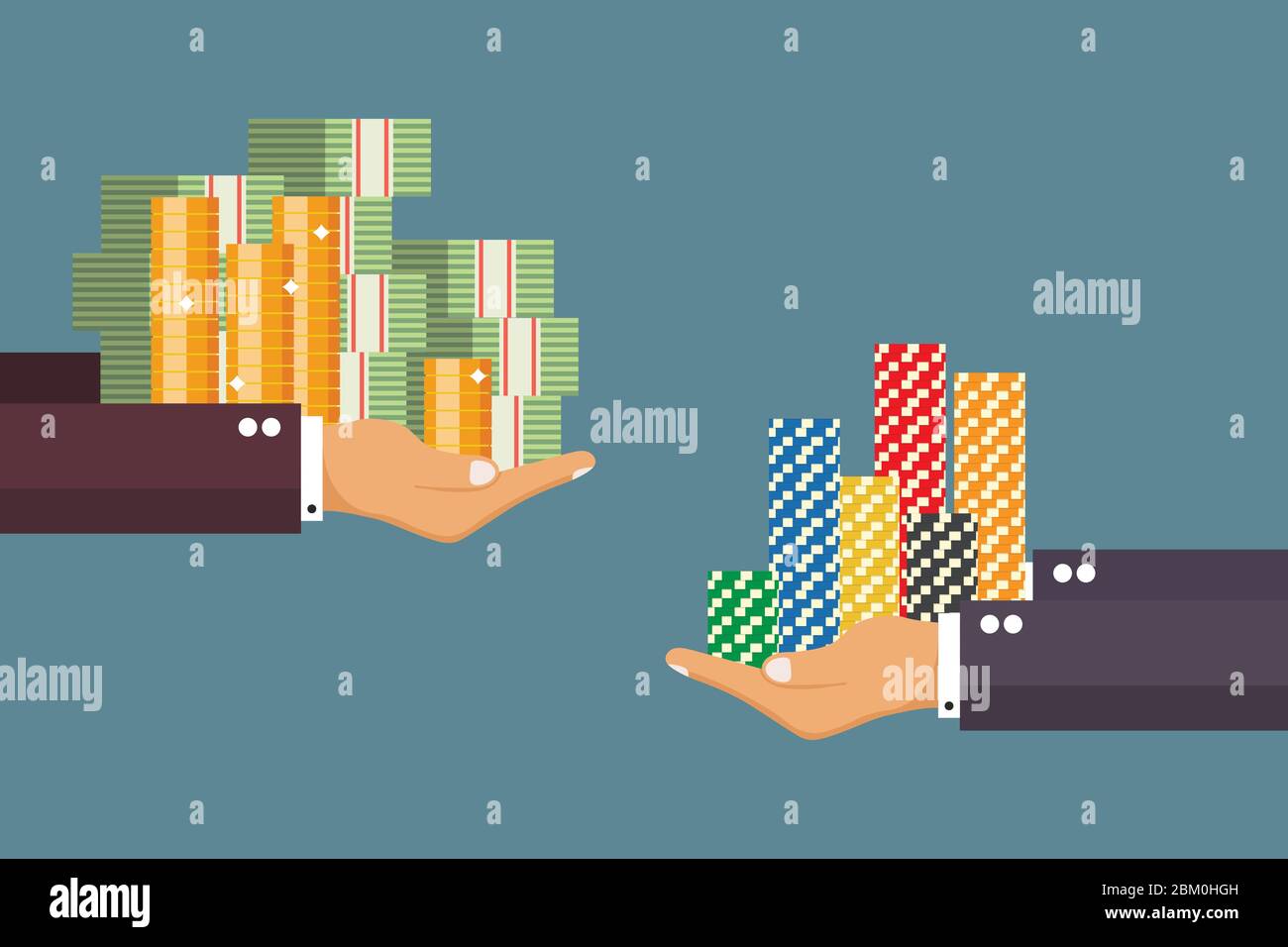 Asset exchange Stock Vector Images - Alamy