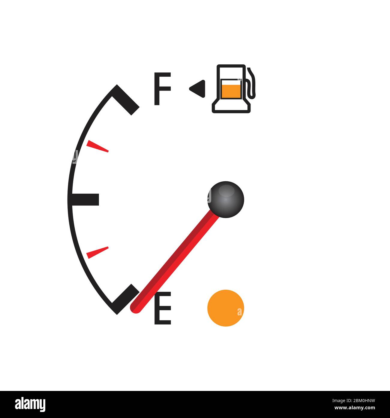 Fuel gauge vector illustration isolated on white background Stock ...