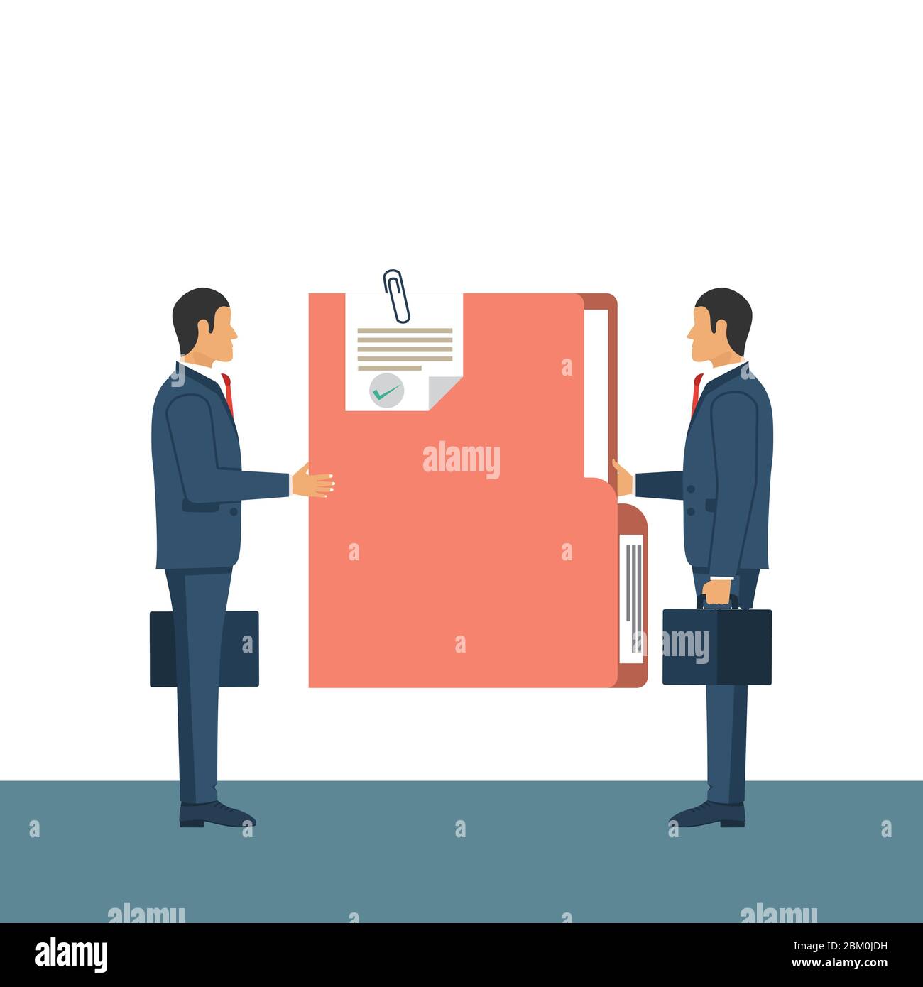 Handover documents Stock Vector Images - Alamy