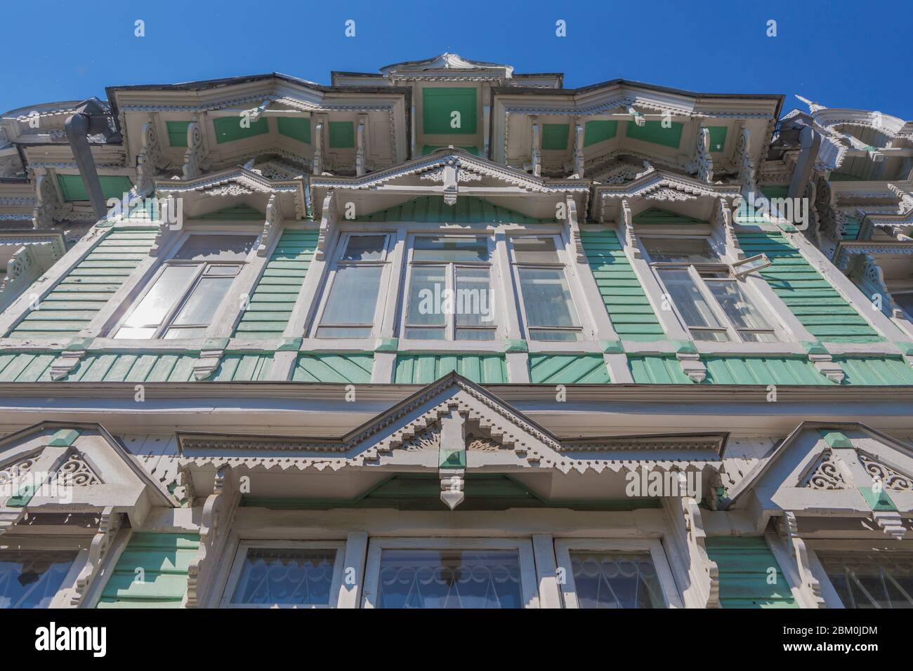Tomsk wooden architecture hi-res stock photography and images - Alamy