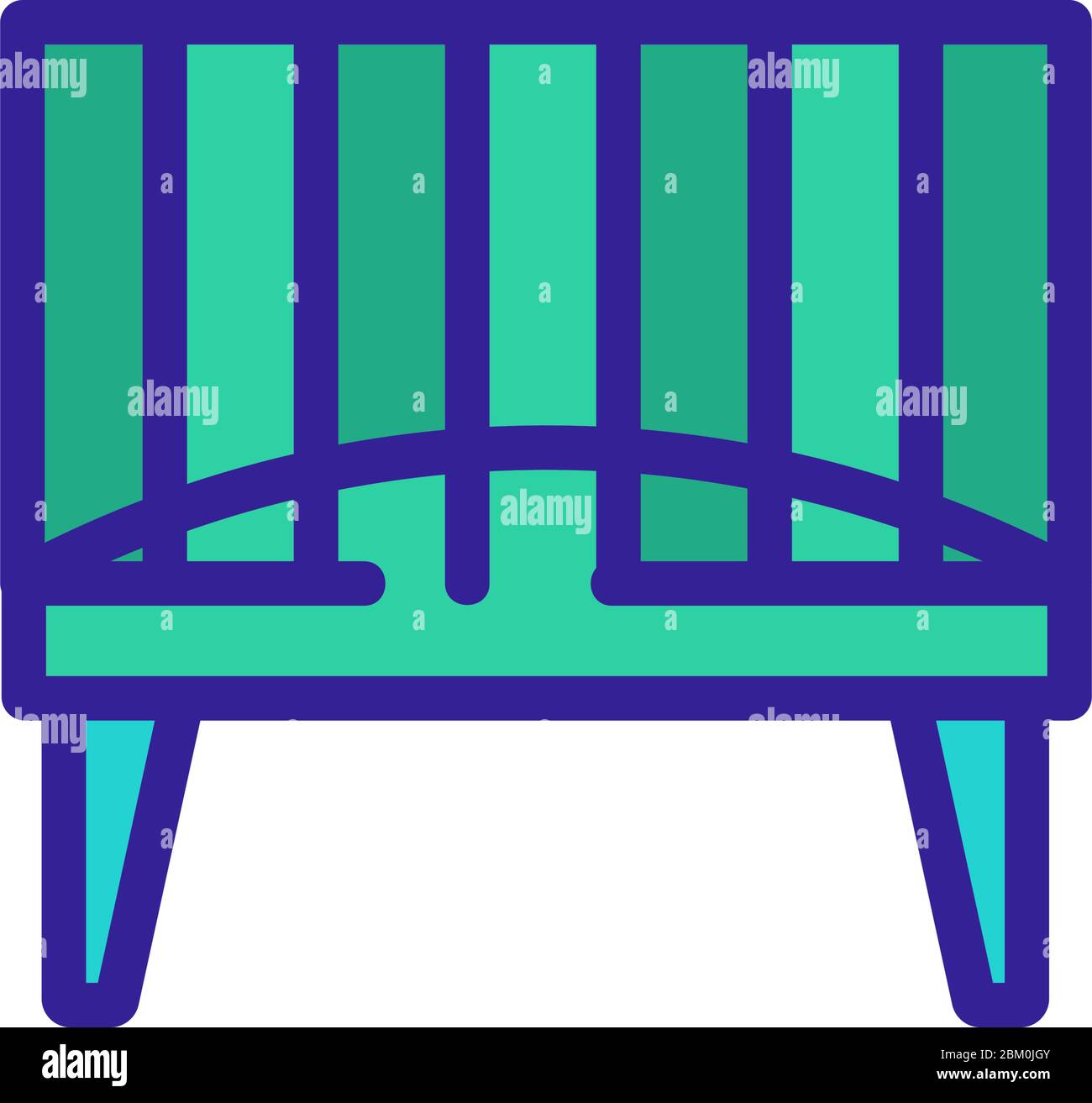 playpen icon vector outline illustration Stock Vector Image & Art - Alamy