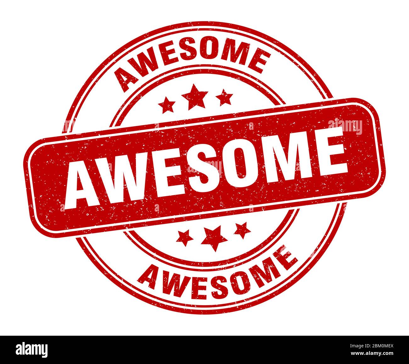 awesome stamp. awesome label. round grunge sign Stock Vector Image ...