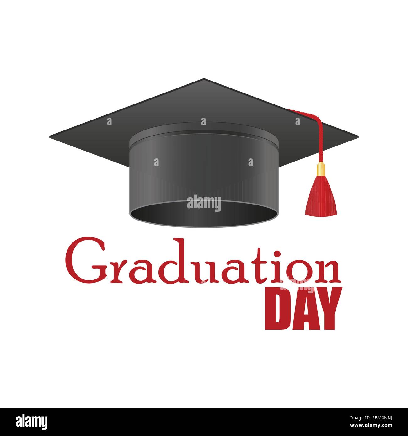 Graduation hat vector illustration isolated on white background Stock ...