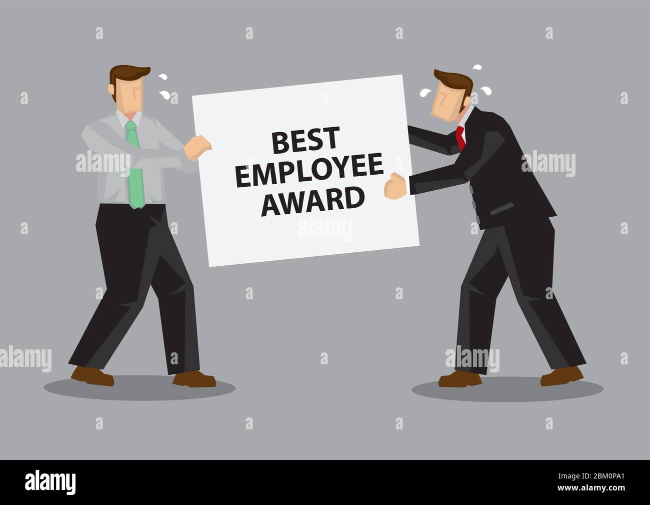 Coworkers fighting Stock Vector Images - Alamy