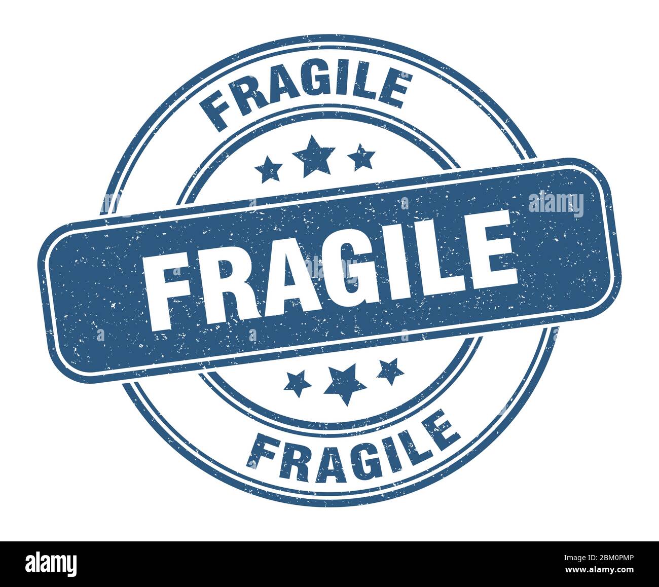 fragile stamp. fragile label. round grunge sign Stock Vector Image ...