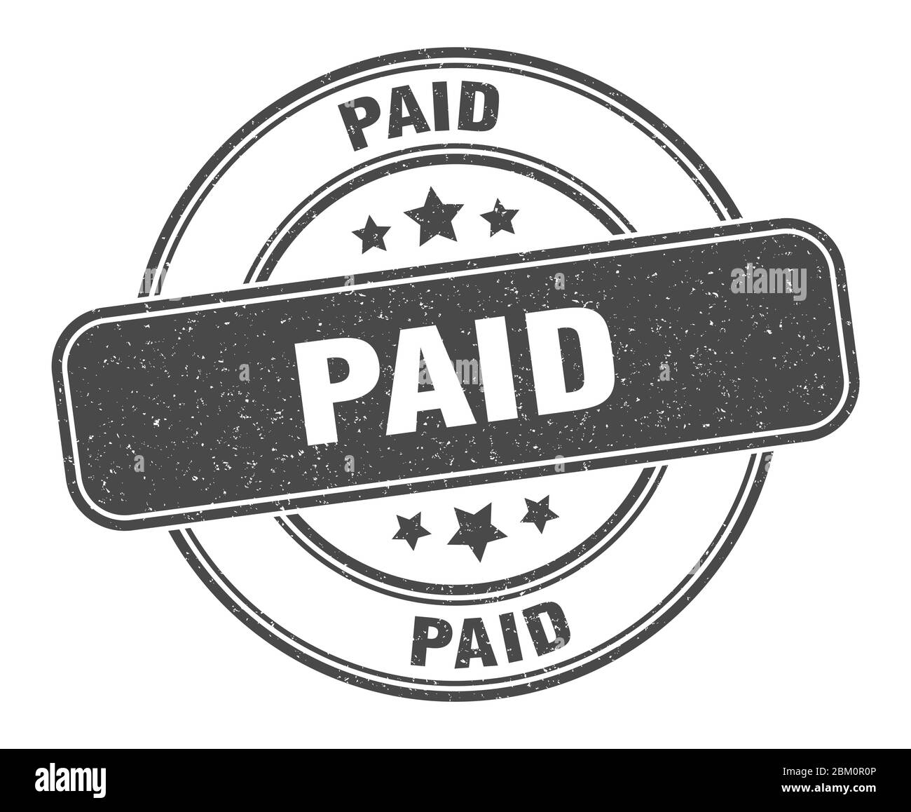 paid stamp. paid label. round grunge sign Stock Vector Image & Art - Alamy