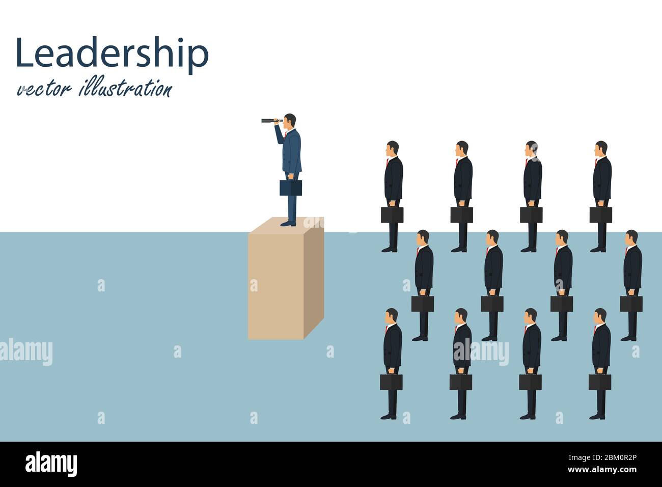 Business leadership and visionary concept Stock Vector Image & Art - Alamy