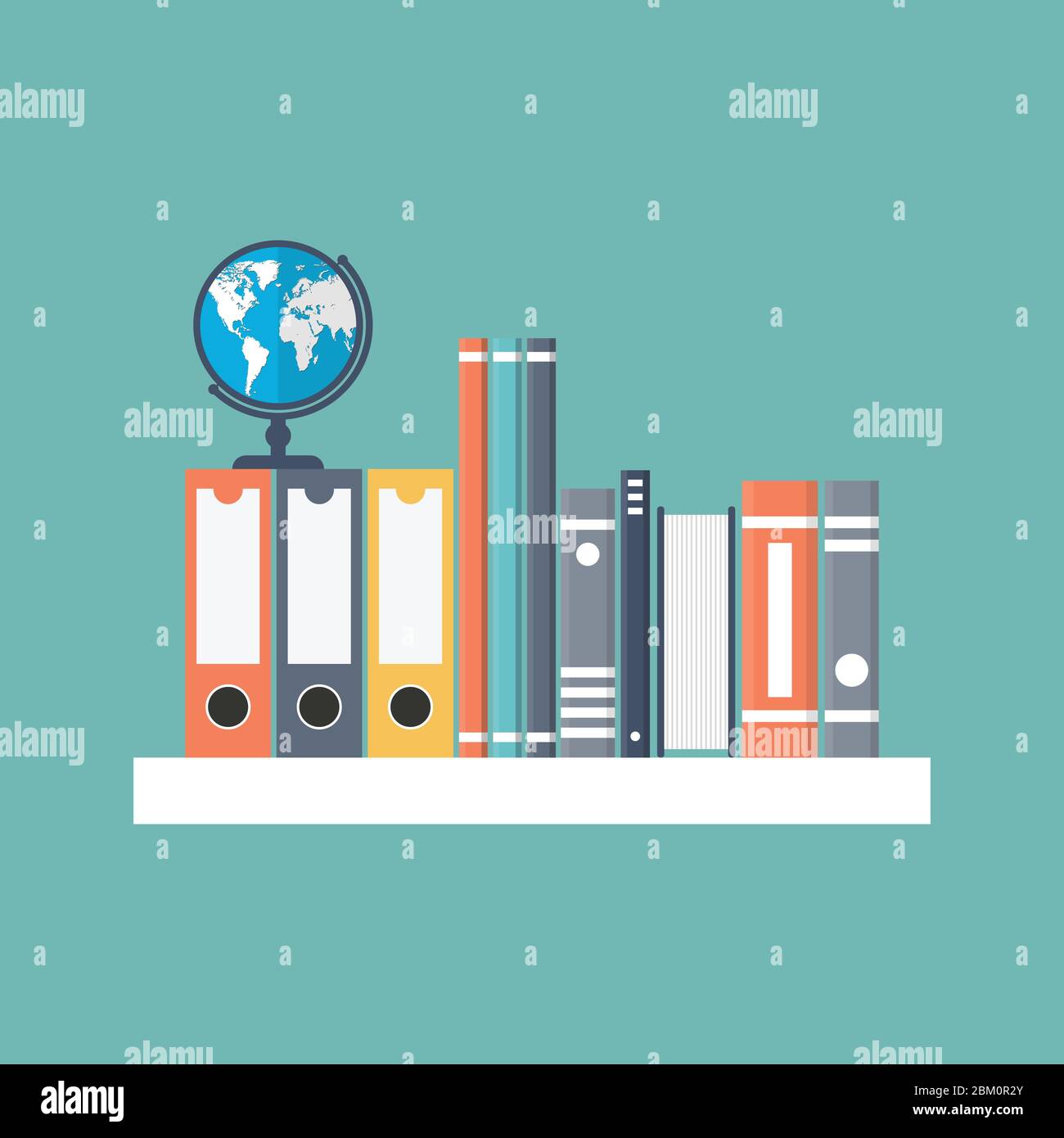 Education concept vector illustration in flat design Stock Vector Image ...