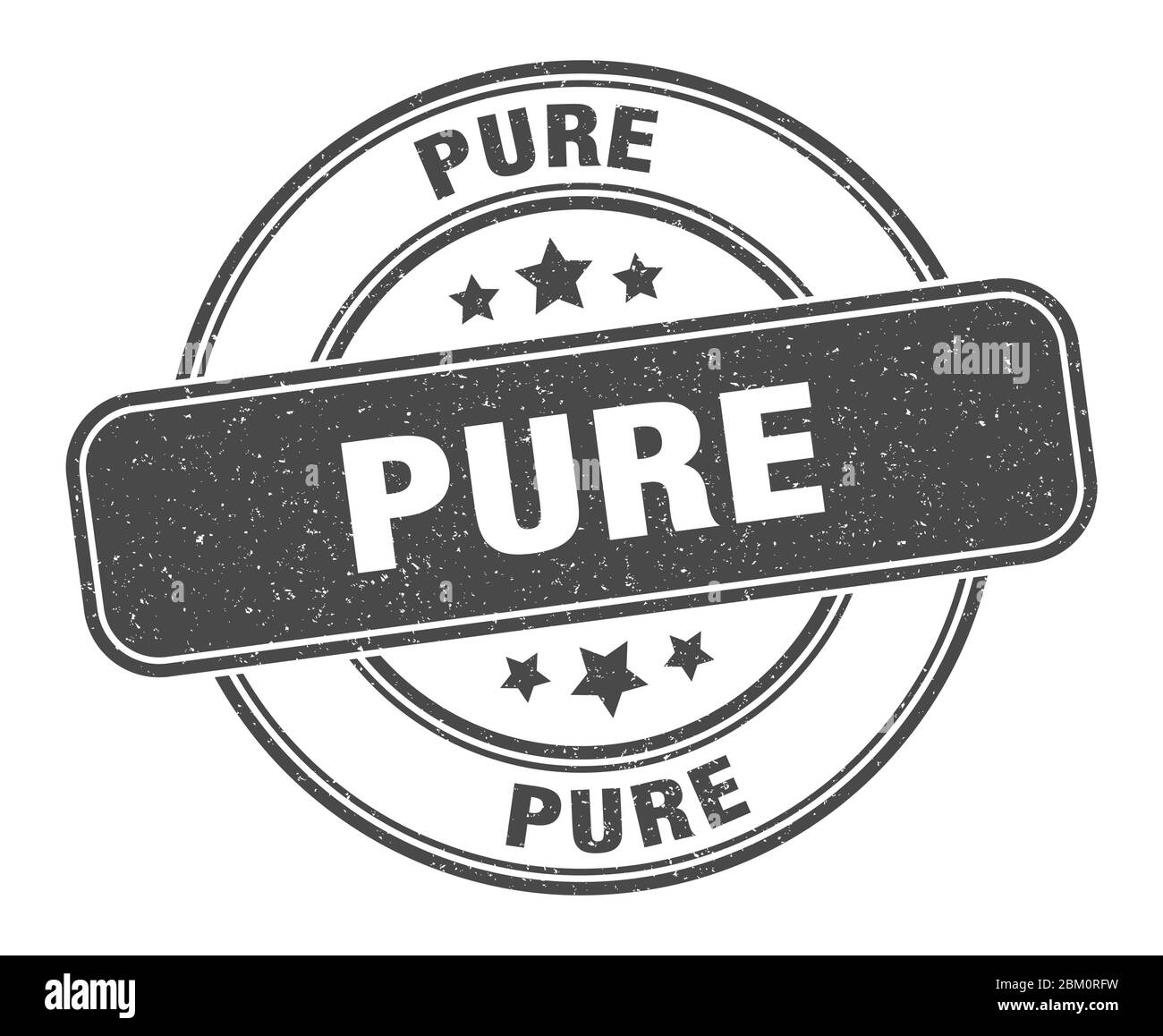 Pure stamp sign seal Black and White Stock Photos & Images - Alamy