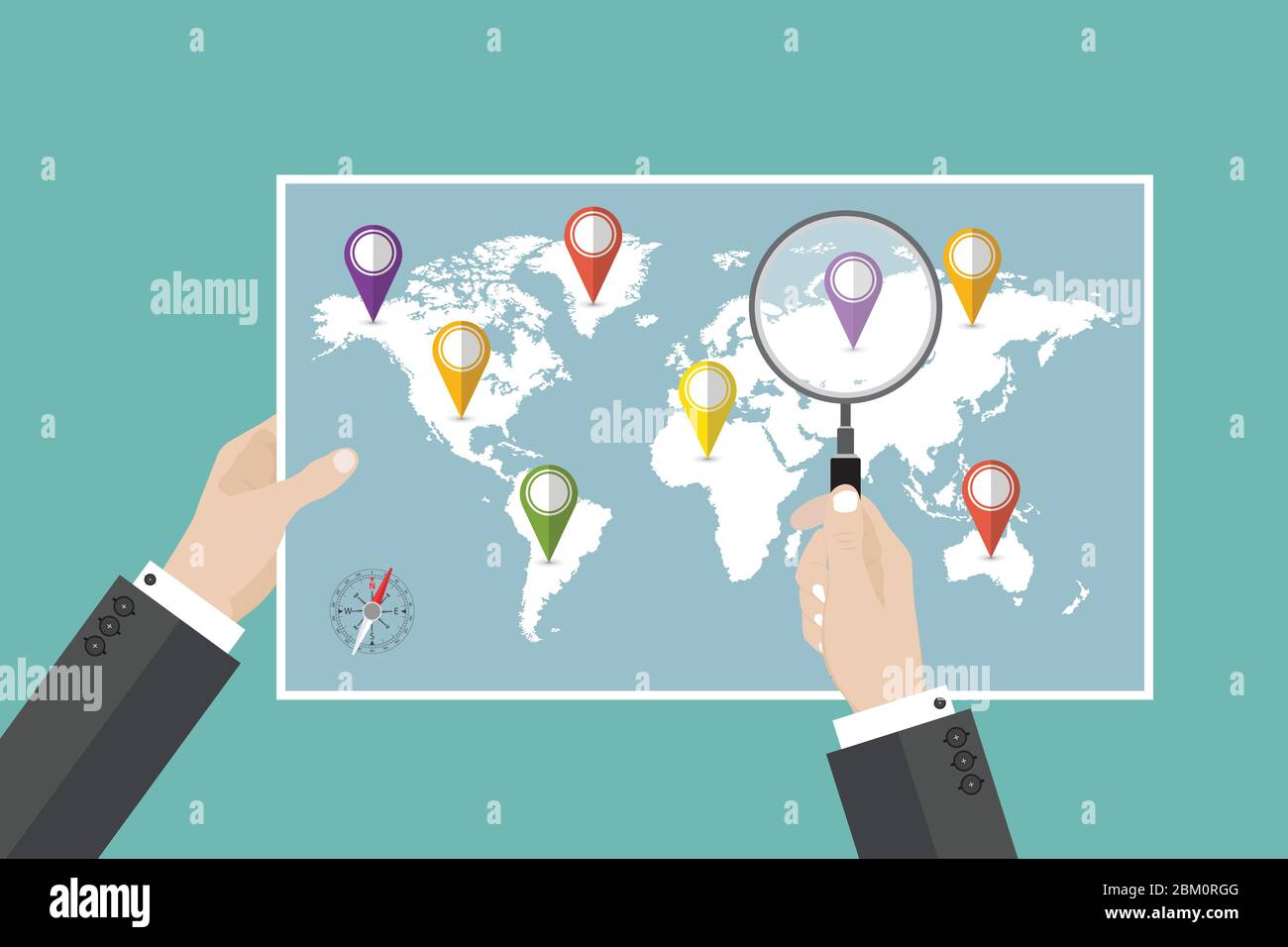 Hold pins Stock Vector Images - Alamy